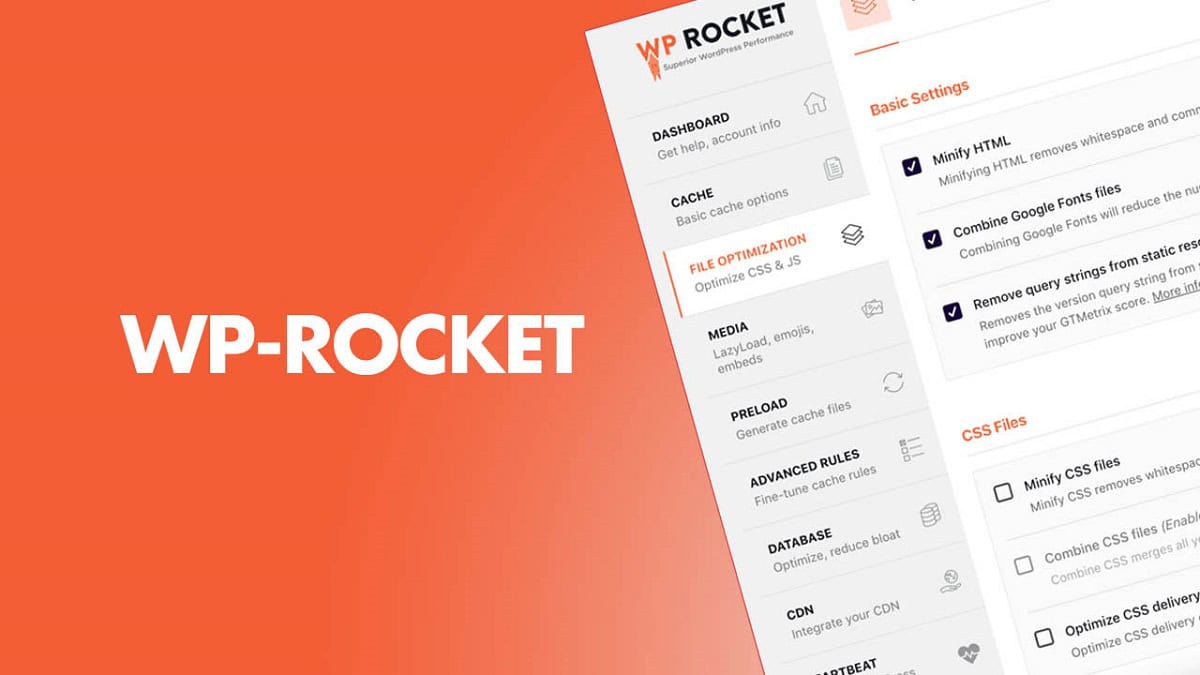 WP Rocket plugin